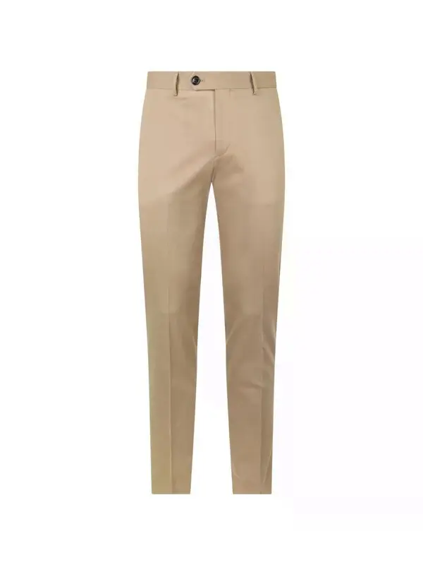 MOORER Slim-fit Trousers - Neutrals