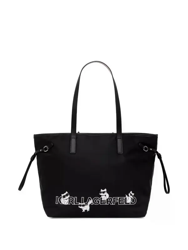 Karl Lagerfeld Logo-print Tote Bag - Black