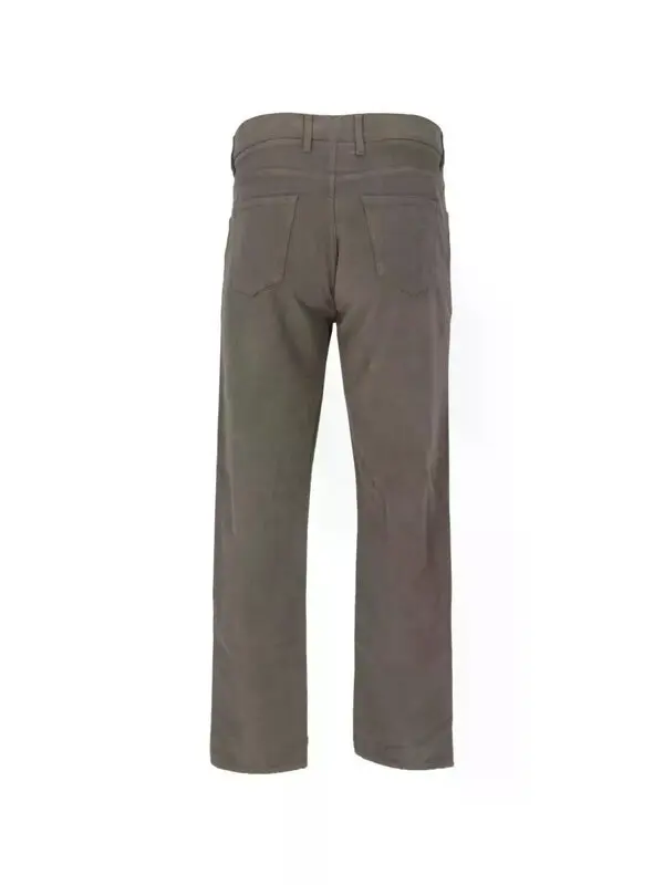 Isaia Straight-leg Tailored Trousers - Grey