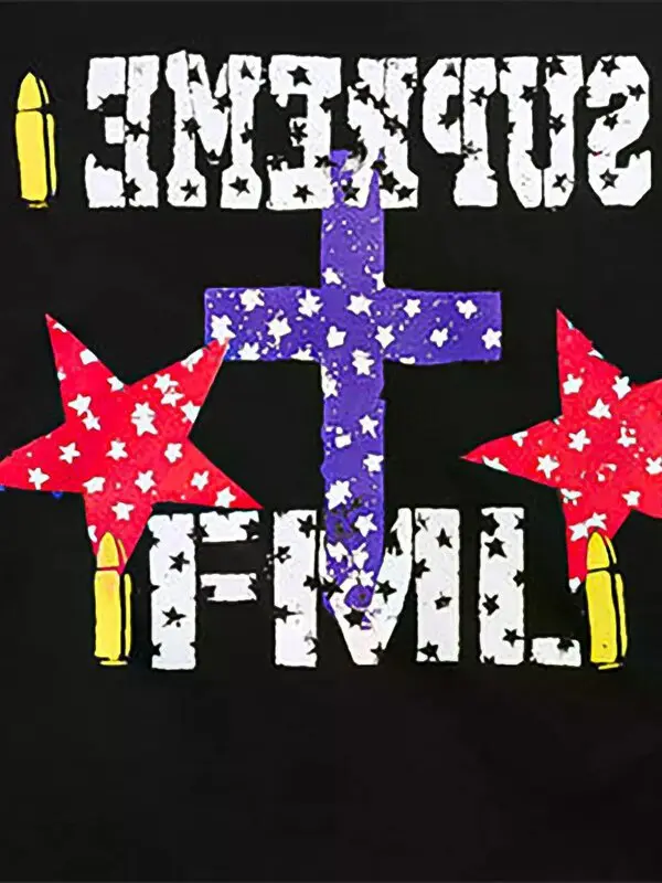 Supreme Fml Graphic-print T-shirt - Black