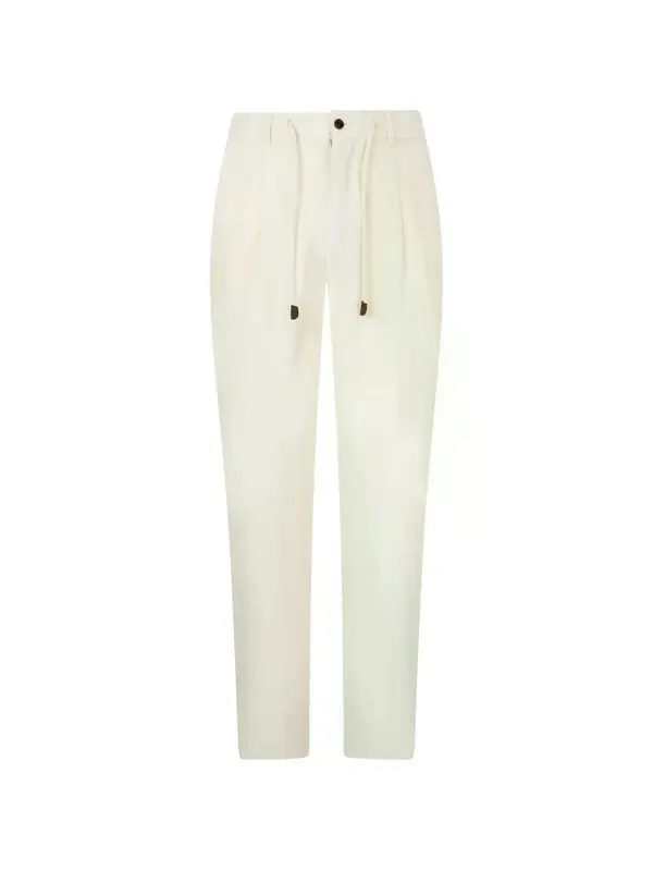 MOORER Anton Trousers - White