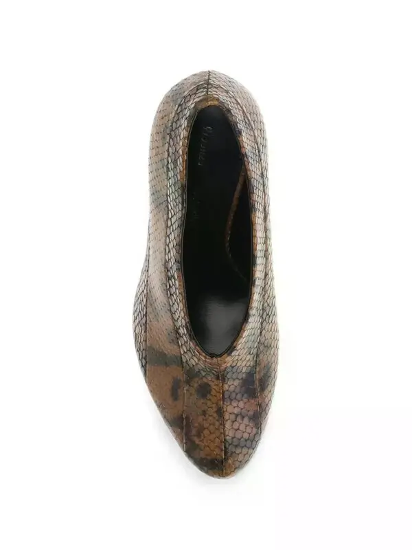 Proenza Schouler Tee Snake-effect Leather Pumps