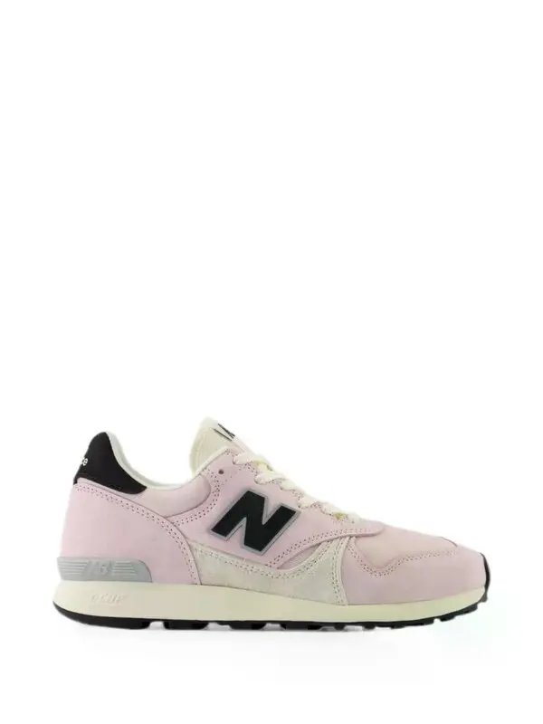 NEW BALANCE U475 Suede-panelled Sneakers - Pink