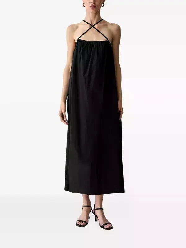 BENETTON Criss-cross-strap Loose Maxi Dress