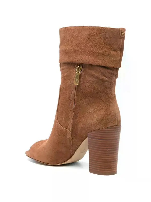 Michael Kors Shayna Slouchy Open-toe Ankle Boots