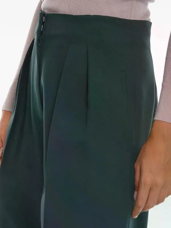 SUPER BLOND Pleated Wide-leg Trousers