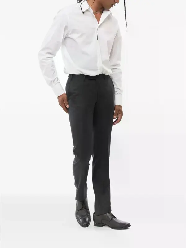 Corneliani Virgin Wool Trousers - Grey