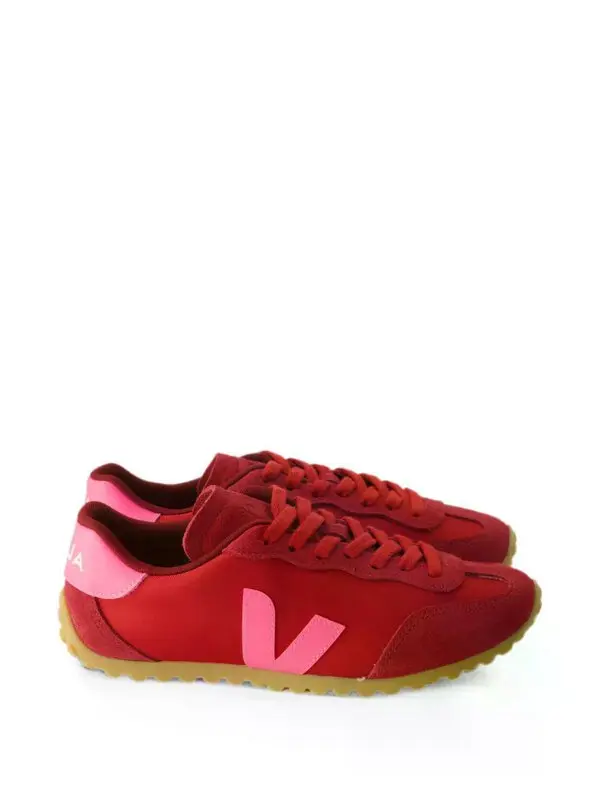 VEJA Gt Suede-panelled Logo-patch Sneakers - Red