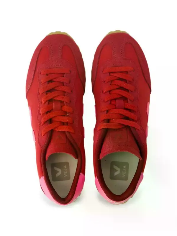 VEJA Gt Suede-panelled Logo-patch Sneakers - Red