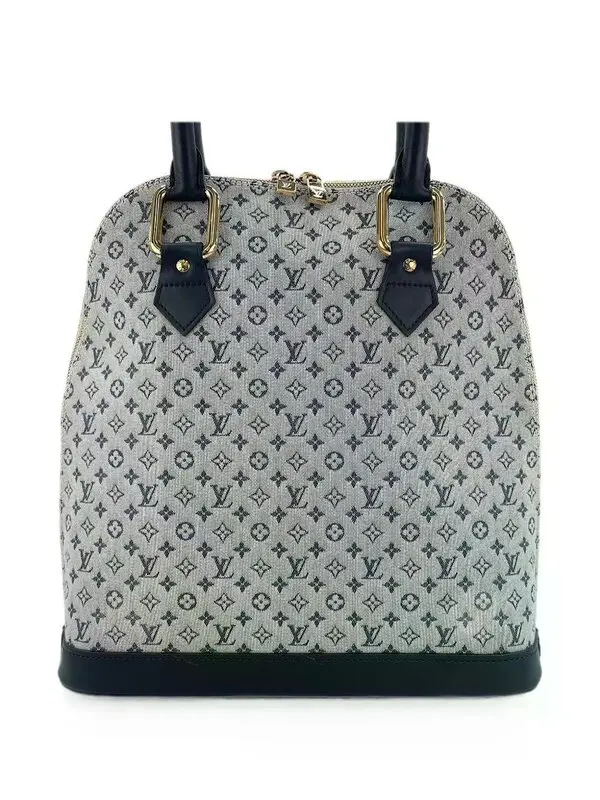 LOUIS VUITTON 2001 Monogram Mini Alma Haut Tote Bag - Neutrals