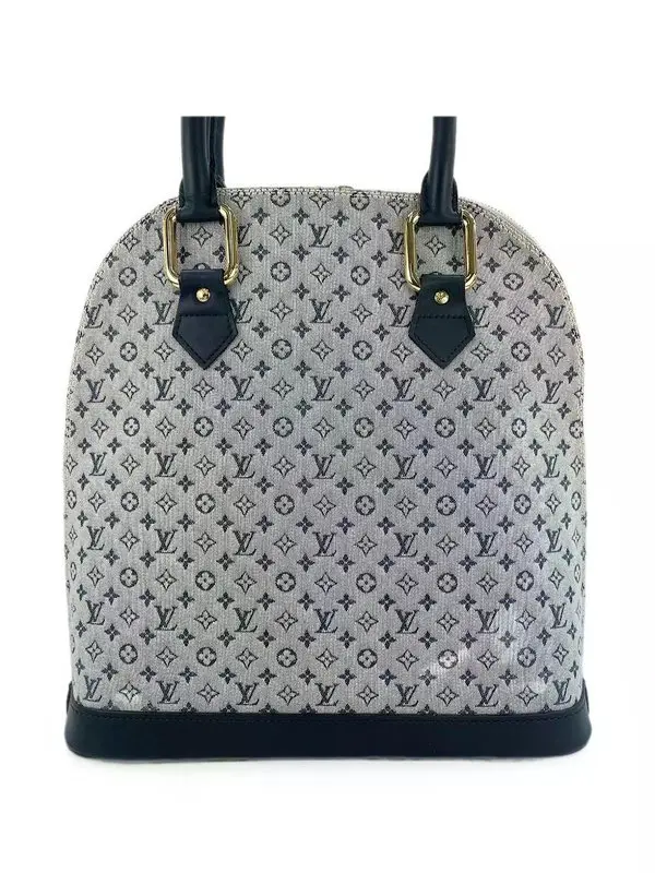 LOUIS VUITTON 2001 Monogram Mini Alma Haut Tote Bag - Neutrals