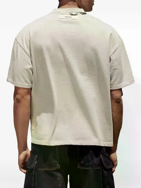 ROUGH. Orizon Logo-print Drop-shoulder T-shirt