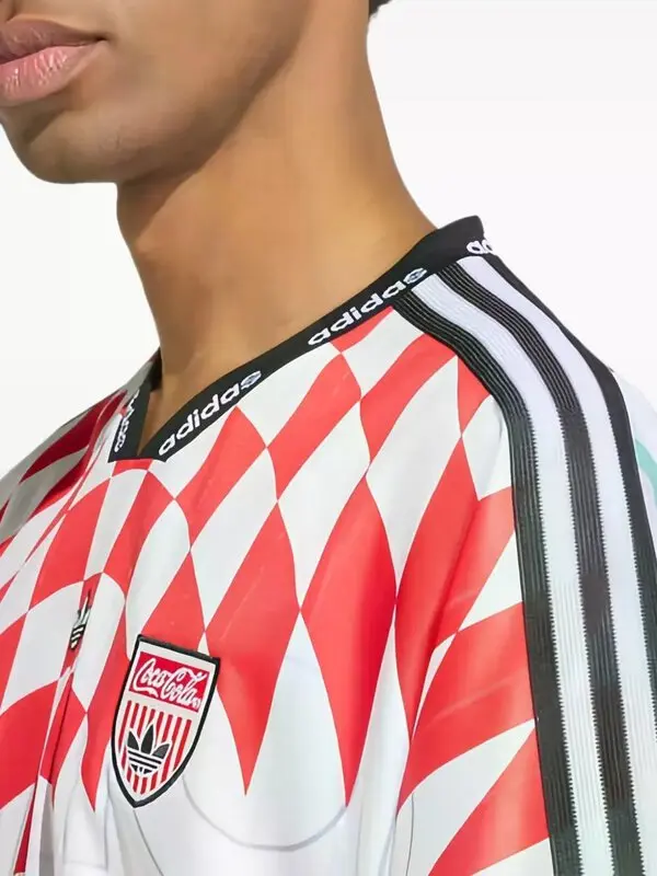 Adidas X Coca-cola Sport Mash-up Graphic-print T-shirt - White