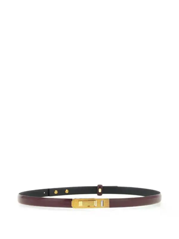 Alberta Ferretti Leather Belt - Red