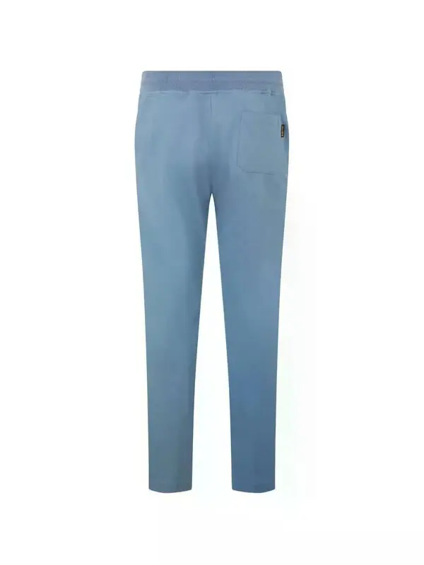 MOORER Drawstring Slim-fit Track Pants - Blue