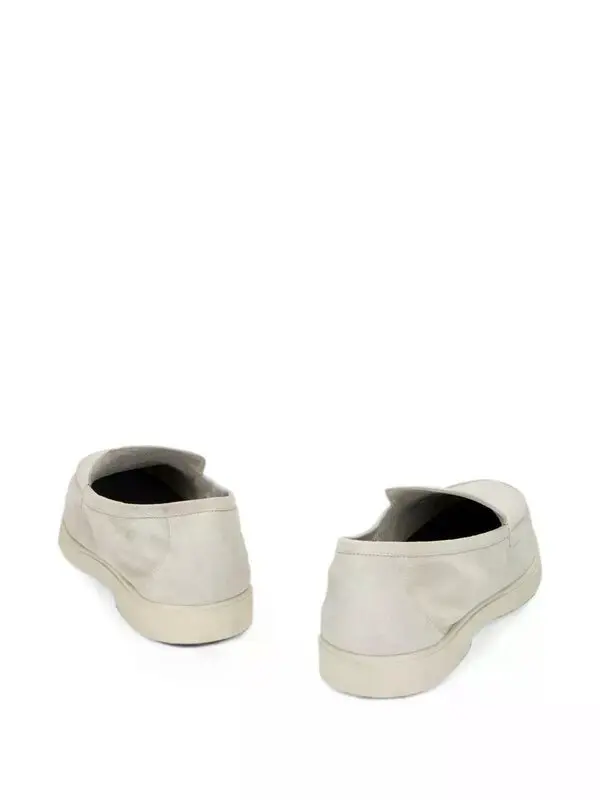MOORER Suede Slip-on Loafers