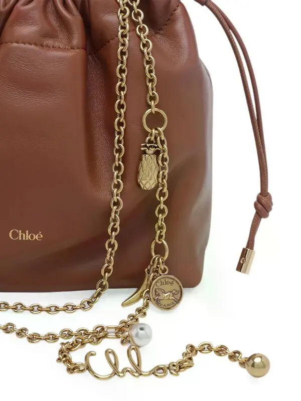 Chloé Small Icons Drawstring Bucket Bag