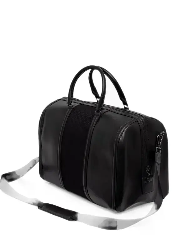 Karl Lagerfeld Monogram-pattern Logo-plaque Holdall