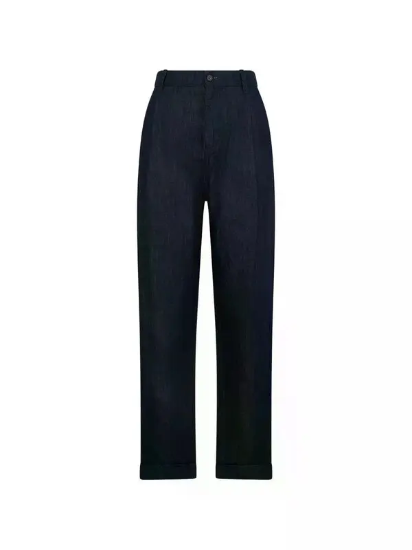 MOORER High-waisted Karela Jeans - Blue