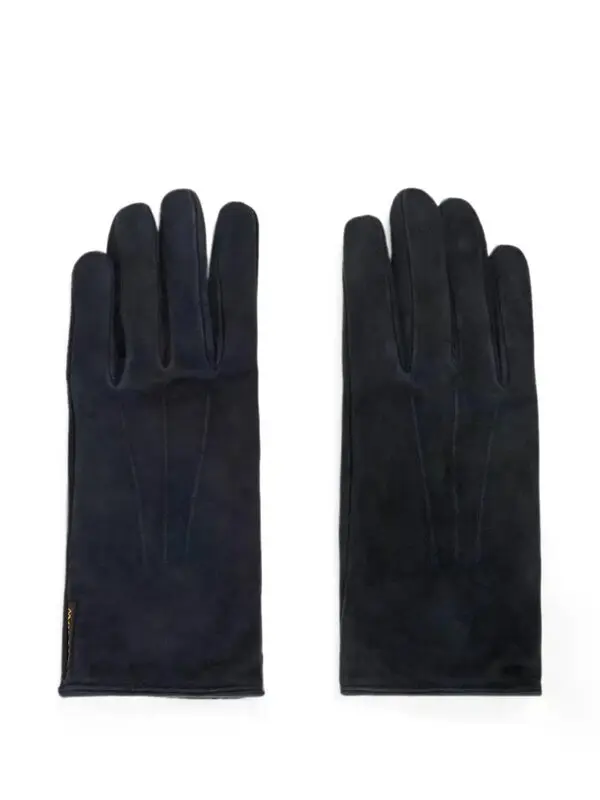 MOORER Press-stud Gloves - Blue