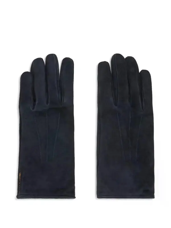 MOORER Press-stud Gloves - Blue