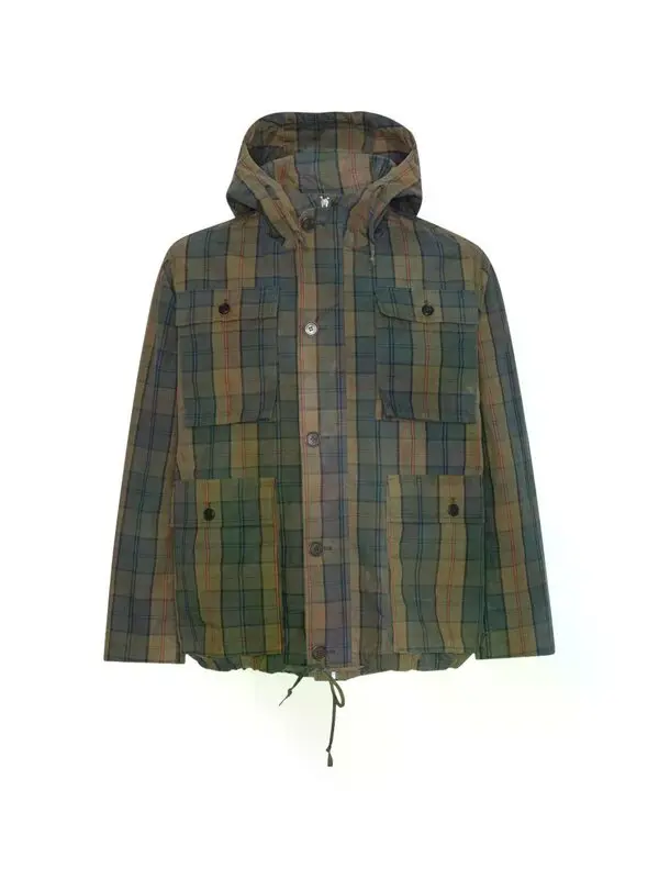 Henrik Vibskov Field Tartan Jacket - Brown