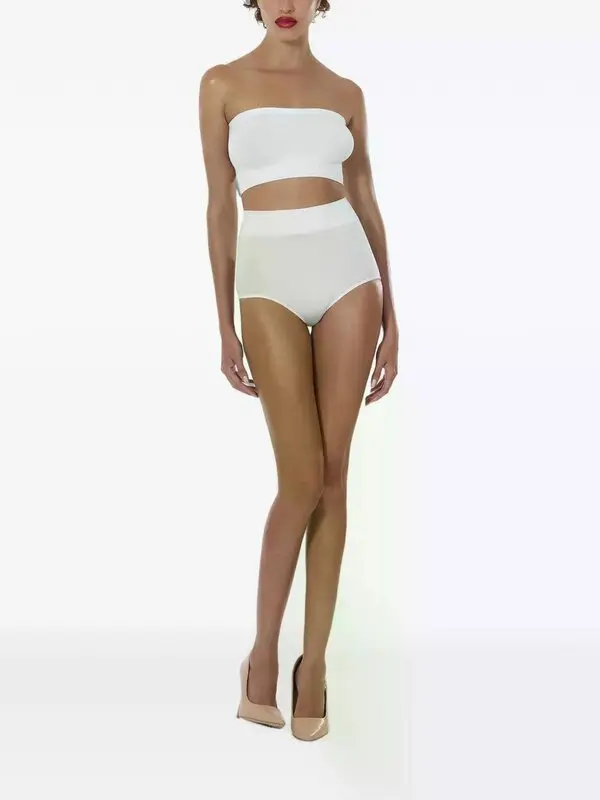 Wolford Seamless Circular-knit High-waisted Shorts