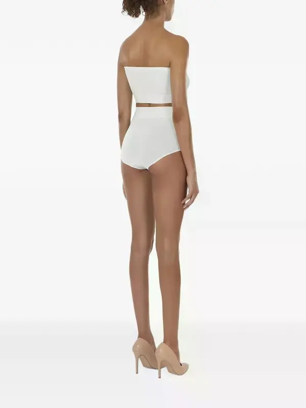 Wolford Seamless Circular-knit High-waisted Shorts