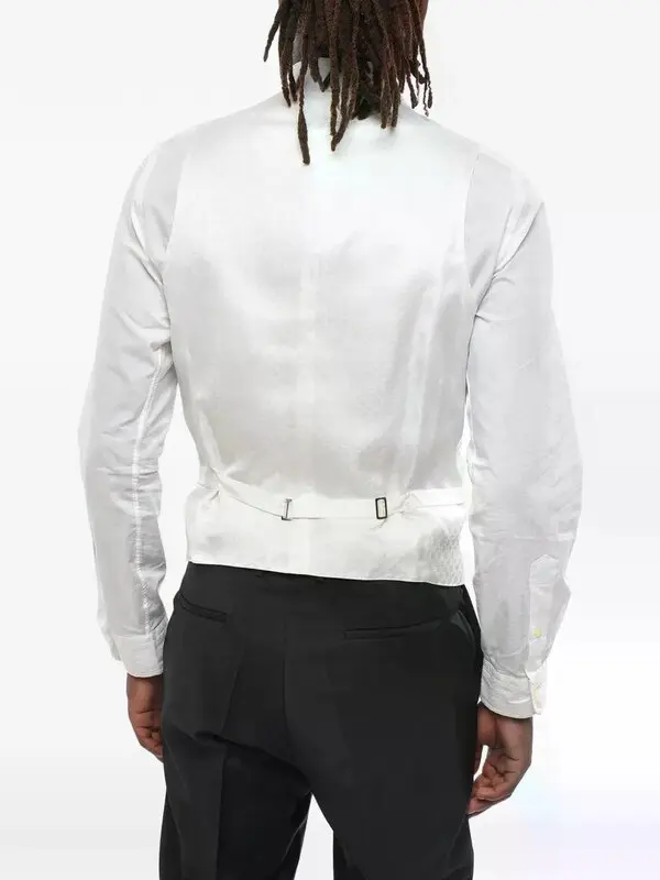 Corneliani Double-breasted Silk Waistcoat