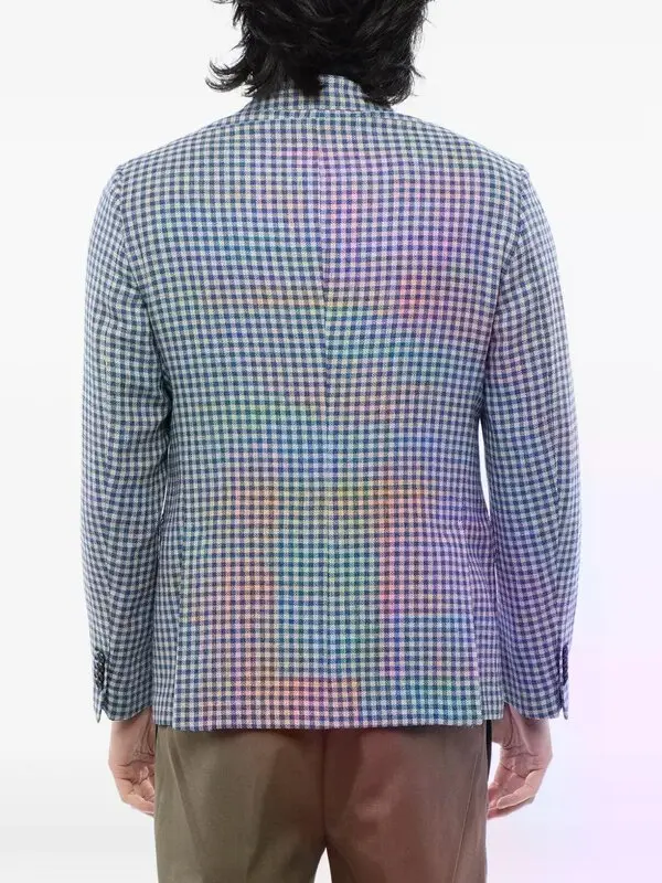 Corneliani Checked Single-breasted Blazer