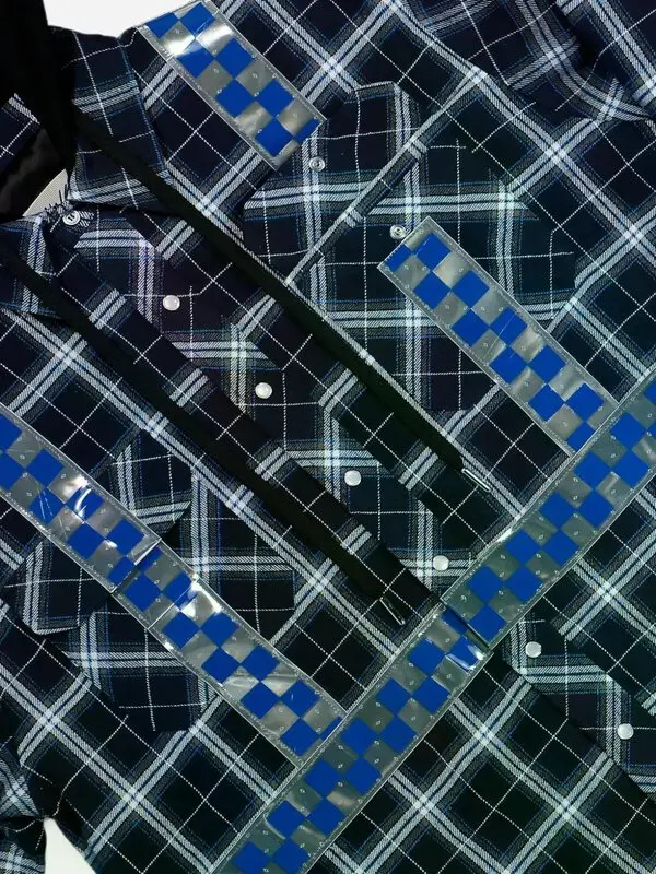 AWGE Check-pattern Reflective-detail Jacket