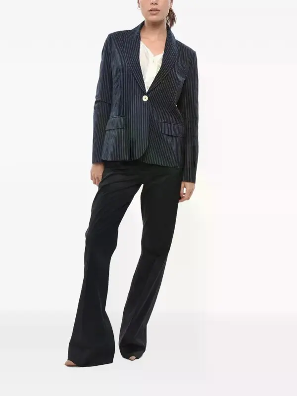 INES DE LA FRESSANGE PARIS Nicoletta Pinstriped Blazer