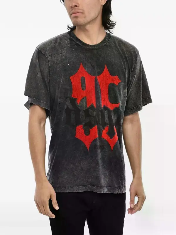 Dsquared2 Distressed Logo-print T-shirt - Grey