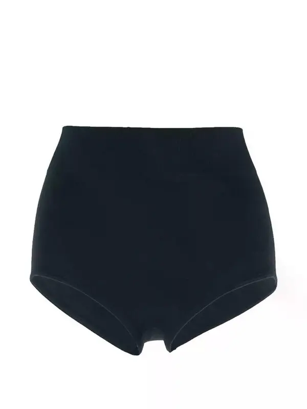 Wolford Seamless Circular-knit High-waisted Briefs - Blue