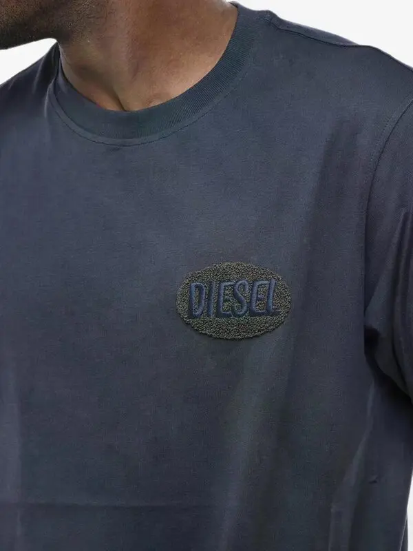 DIESEL® Logo-embroidered T-shirt