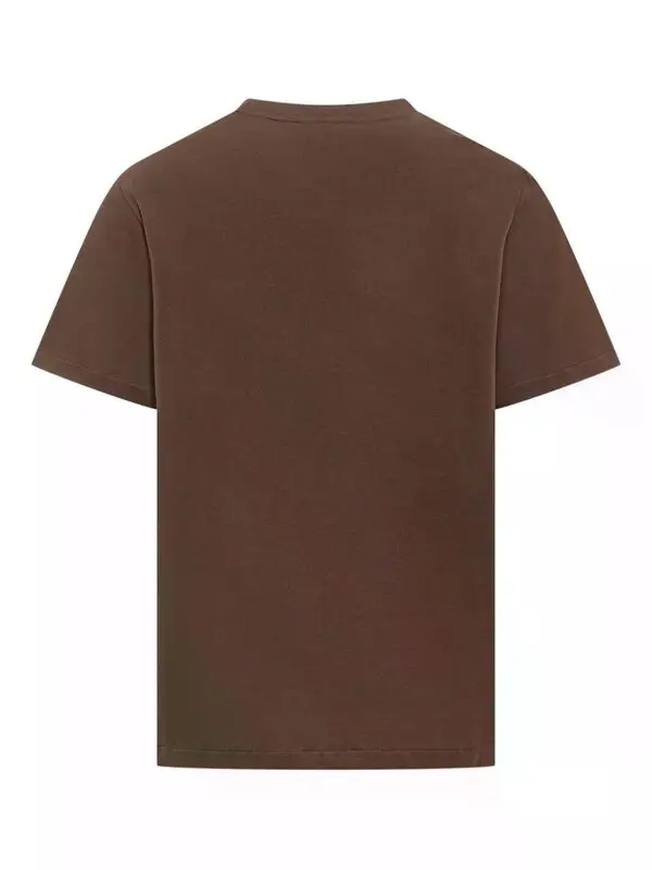 A.p.c. Logo-motif T-shirt - Brown