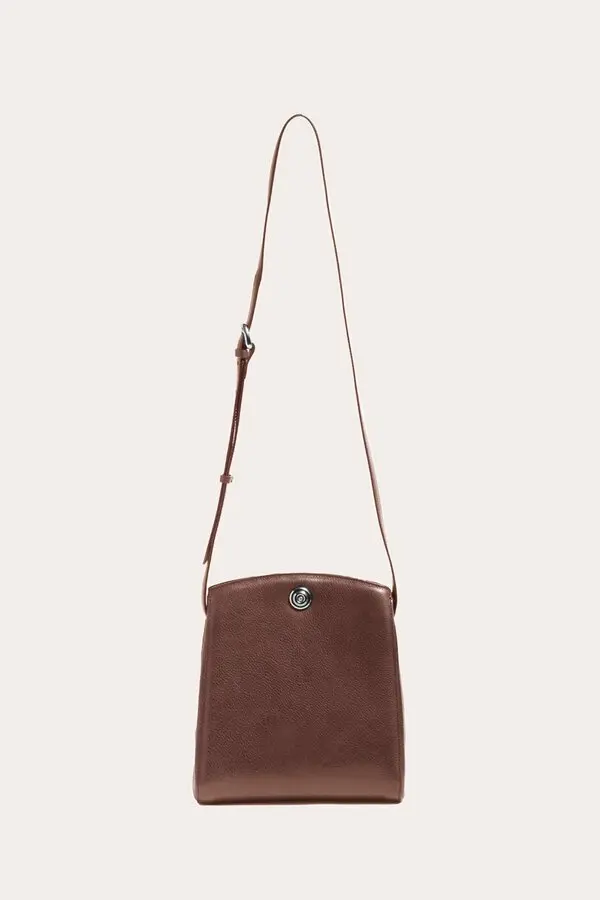 LIFFNER Pushlock Crossbody Bag - Brown