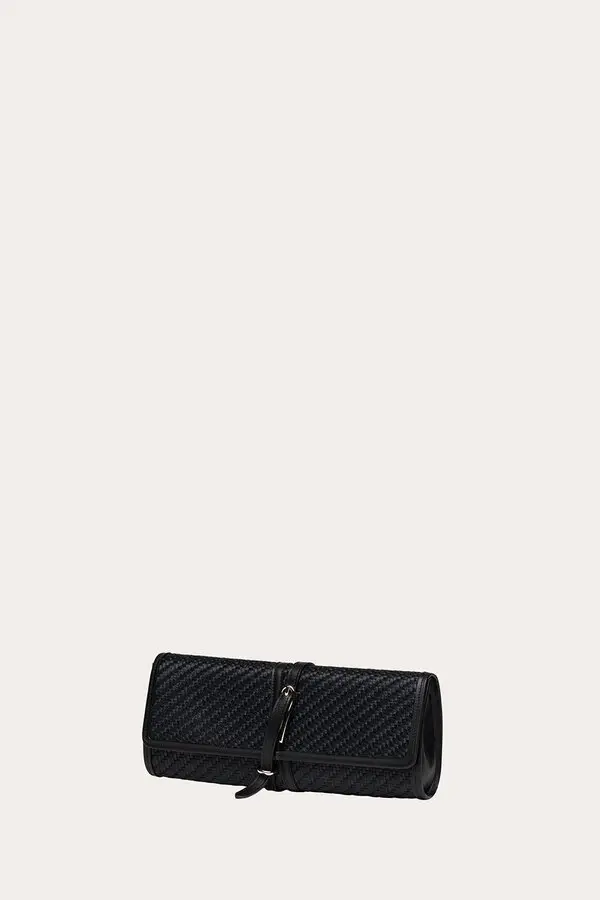 LIFFNER Raffia Clutch