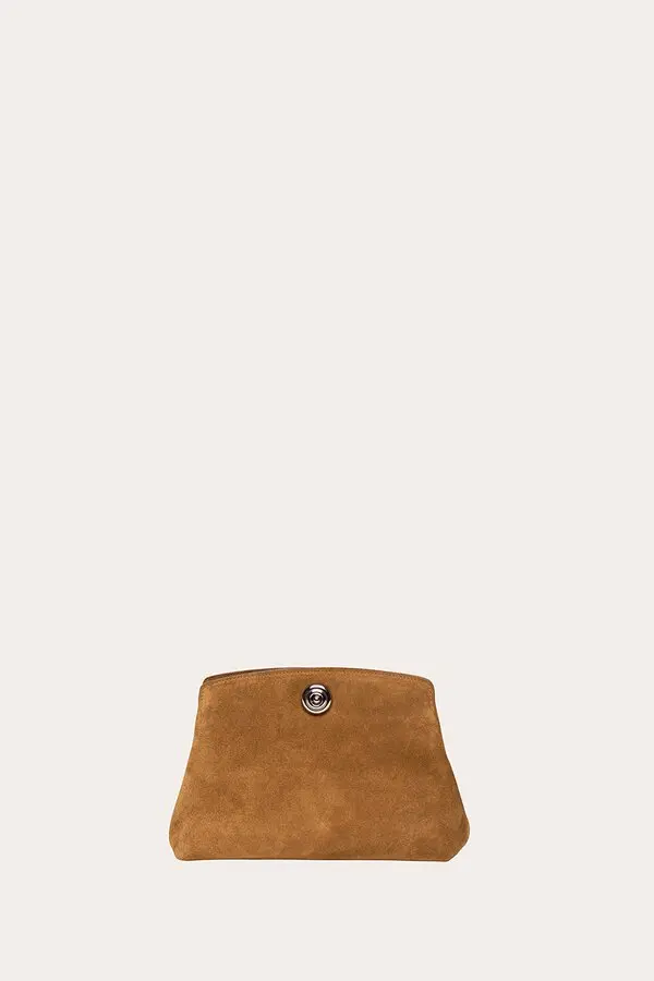 LIFFNER Pushlock Pouch Mini Light Suede - Brown
