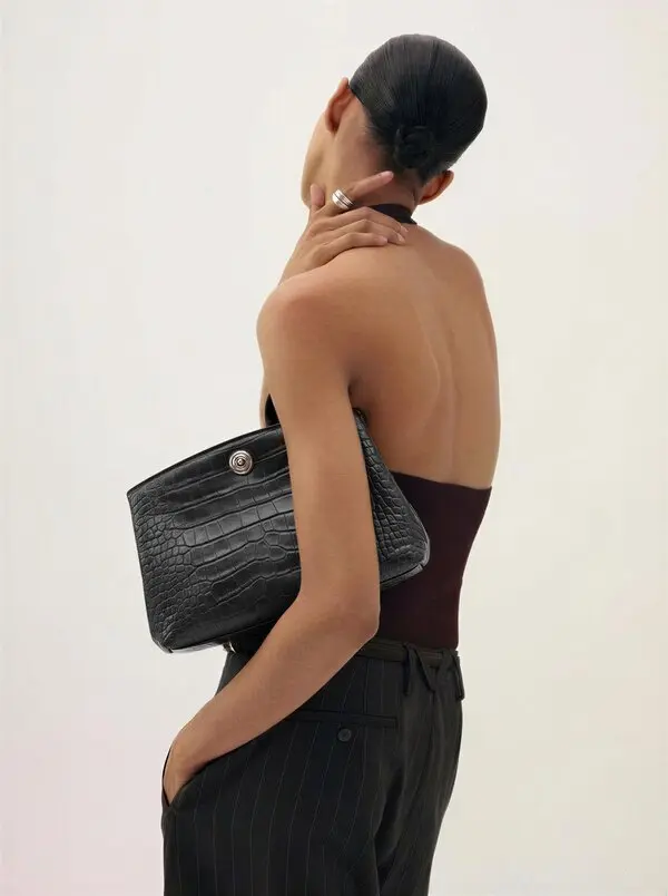 LIFFNER Pushlock Pouch Croc