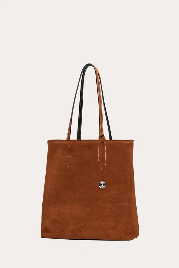 LIFFNER Paper Tote Saddle Suede