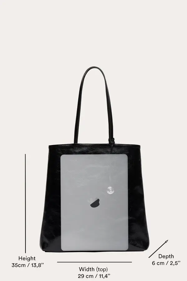 LIFFNER Paper Tote Saddle Suede