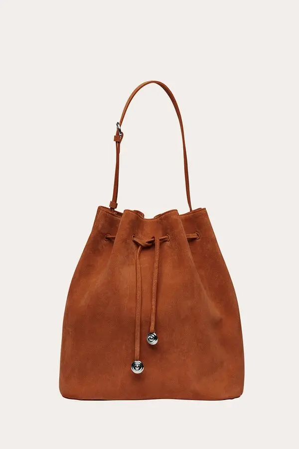 LIFFNER Charm Bucket Saddle Suede - Brown
