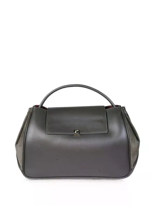 COCCINELLE Pansy Leather Cross Body Bag - Grey