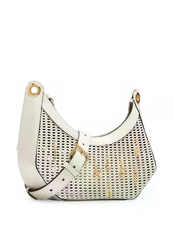 LANCEL M Croisette Perforated Logo-charm Shoulder Bag