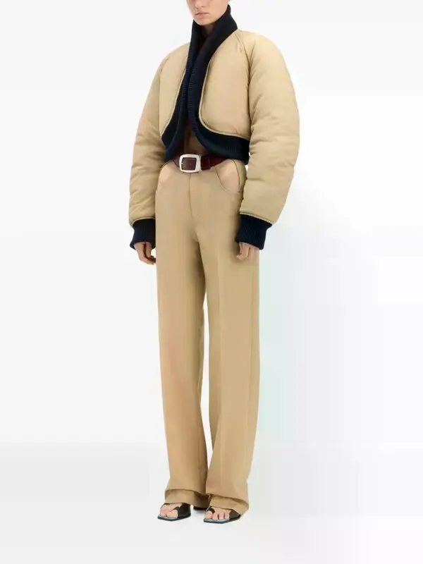 JEAN PAUL GAULTIER Ribbed Detail Bomber Jacket