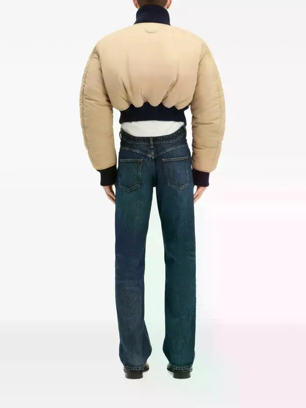 JEAN PAUL GAULTIER Ribbed Detail Bomber Jacket