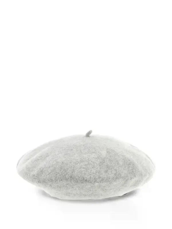 MAISON MARGIELA Four Stitches Wool Beret - Grey