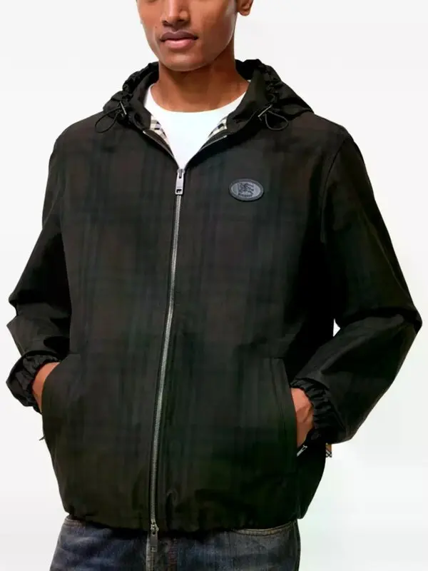 Burberry Check Hooded Jacket