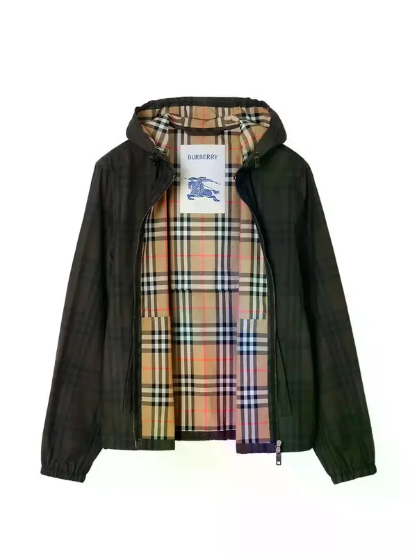 Burberry Check Hooded Jacket